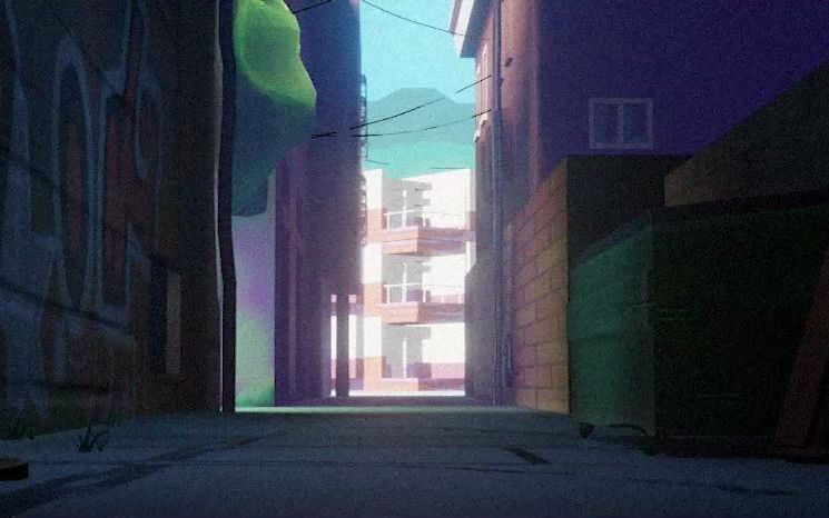 blender里还原二维动画过程
