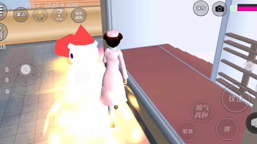 一个有点大的秘密基地,感觉樱花校园模拟器,变成我的世界了