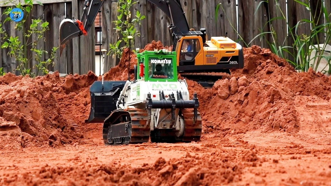 仿真遥控工程车挖掘机装载车运输泥土铺路自卸车皮卡车,儿童玩具