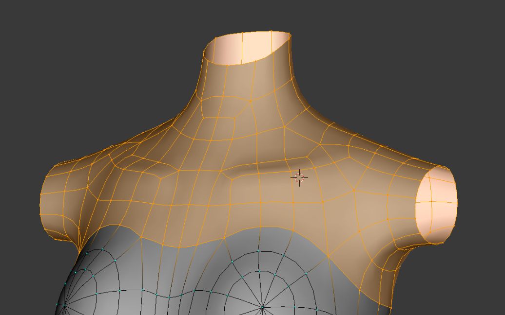 【7.肩膀(实做)】死宅才能学会的blender动漫模型制作