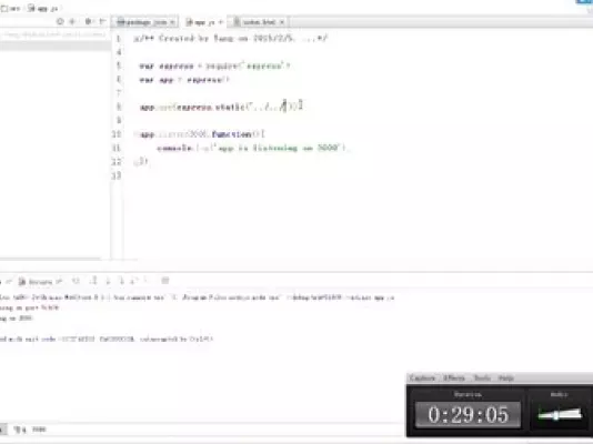Nodejs后端开发课程03-web项目开发(上)