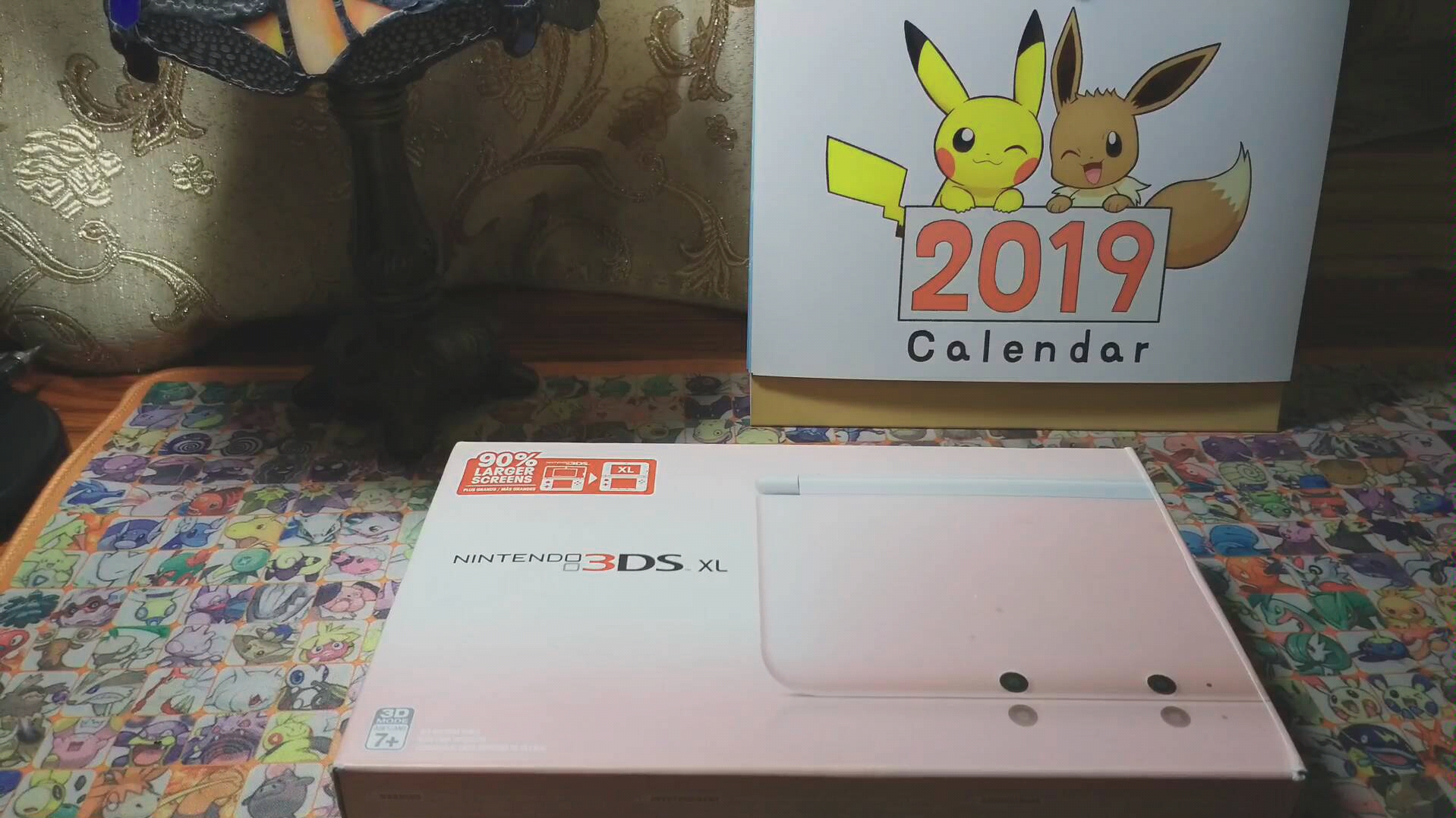 ...死?! 开箱牛逼到爆炸的任天堂3dsxl 初代 粉色款~任天堂是世界的主宰!