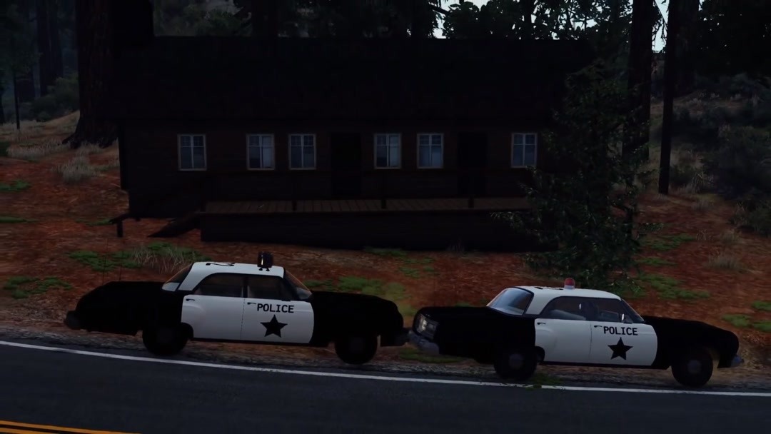 动画汽车模拟器:各式各样的汽车VS成堆的警车,网友:好奇怪