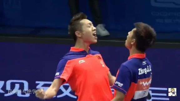 许昕和张继科打的超级双打,打的日本人流眼泪!