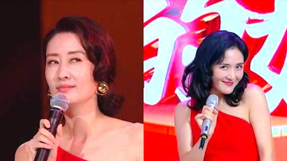 谢娜模仿秀,谢娜模仿刘敏涛唱歌表情,模仿王熙凤抬头瞬间超像