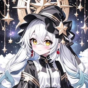 九彩圣临夜星羽 