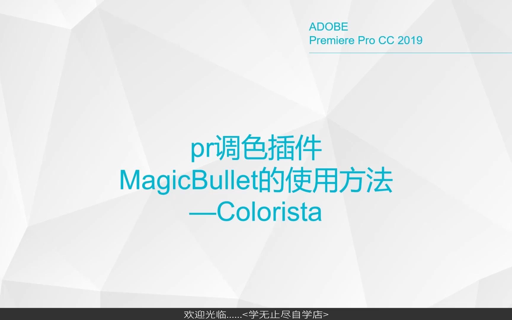 47、pr调色插件-MagicBullet的使用方法_06
