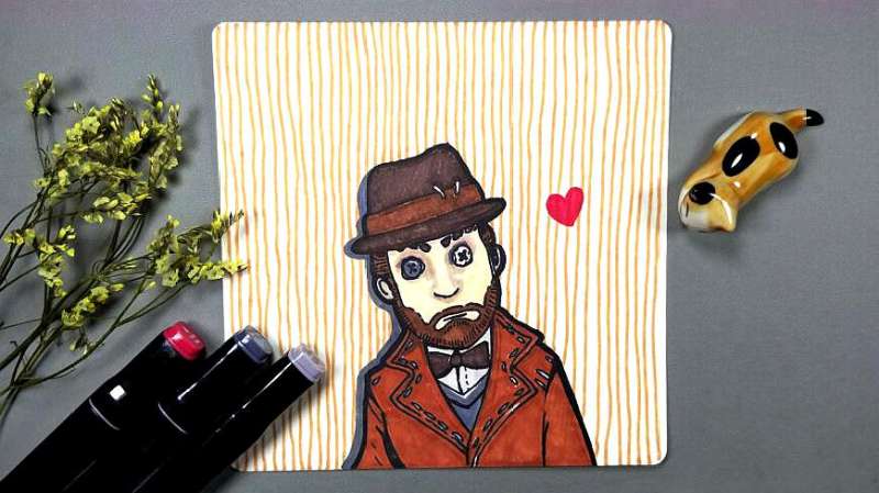 手绘游戏第五人格魔术师,画风有趣,这样的角色你喜欢么