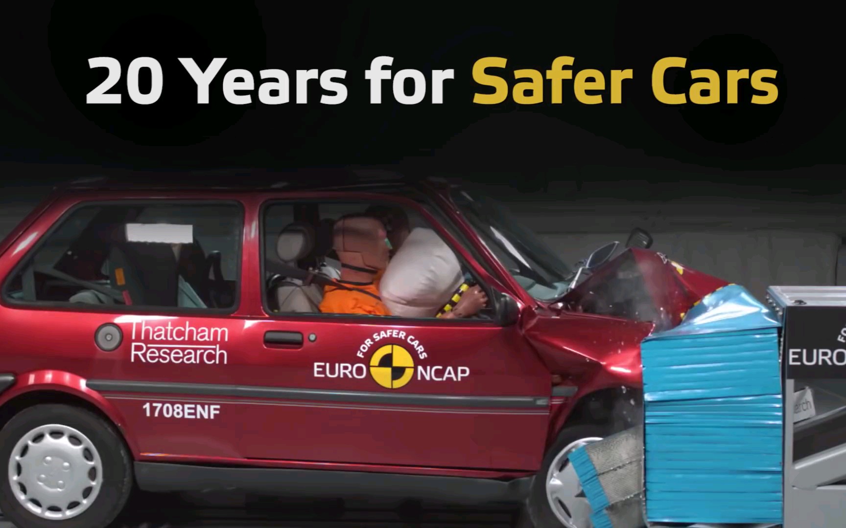 20年的汽车安全进步有多大?How big is the car progress in 20 years?
