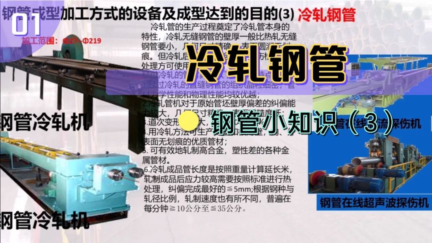 冷轧钢管小知识