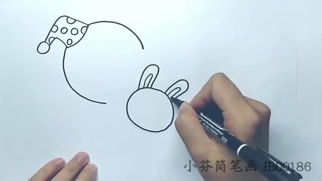 儿童简笔画:中秋节