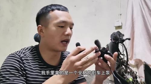 碟刹电动车,刹车上泵密封性检测技巧