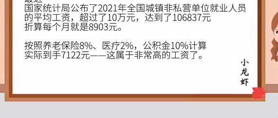 412期:平均工资近9000元,扣除五险一金到手3500元的人,多不多