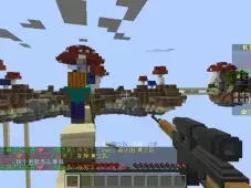 [lonely孤寂]我的世界花雨庭服务器ep1 枪械起床战争! 狙击小王子上线!