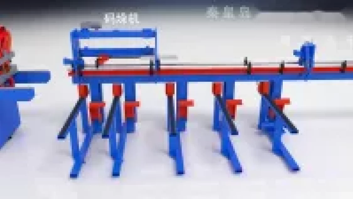 钢筋桁架生产线演示