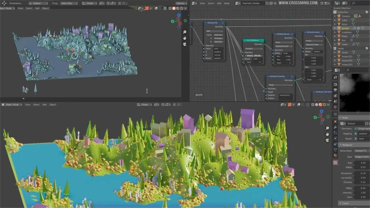 blender -几何节点-初学者几何体节点