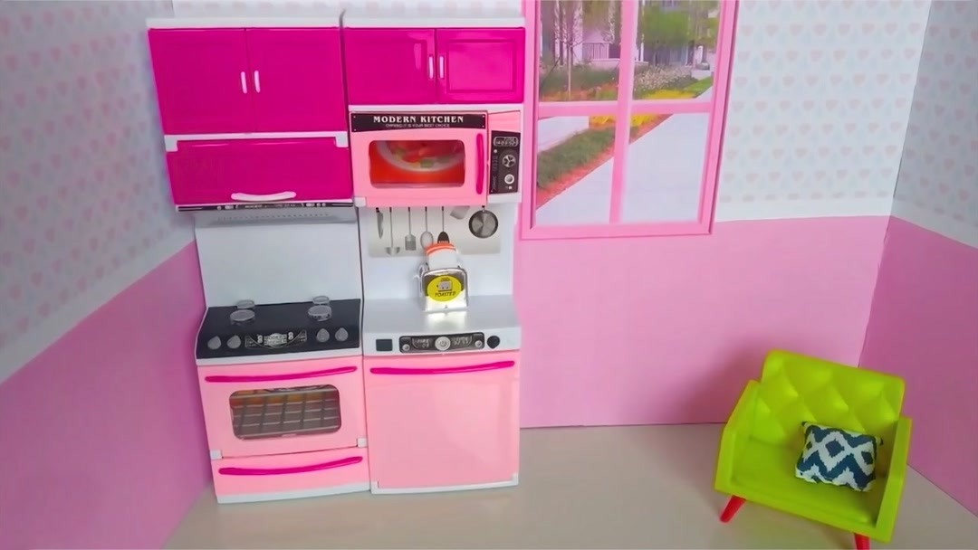 【创意DIY】用纸板给芭比娃娃搭娃屋,超简单,手残党都会做!