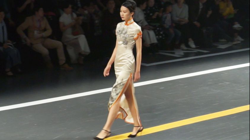 美女模特T台旗袍秀