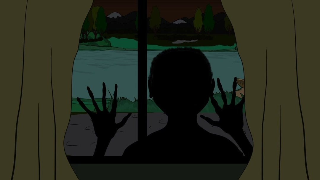 惊悚动画短片:窗户