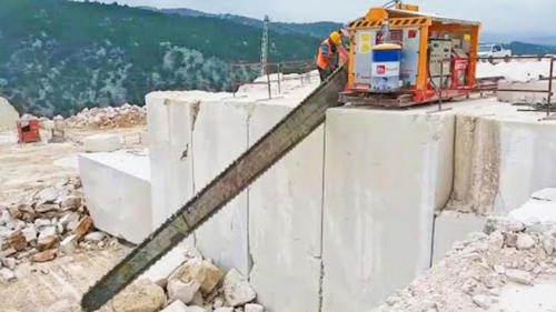 强大的石材切割机,简直是让人惊呆了!你见过吗?