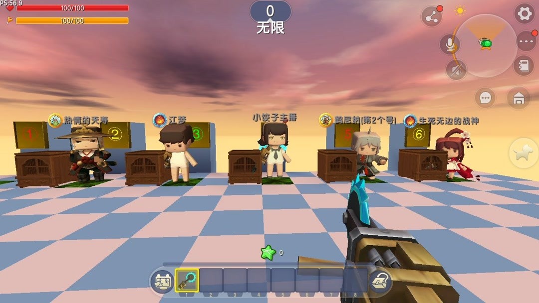 迷你世界:经过暗墨多日以来的练习终于击败这些熊孩子了