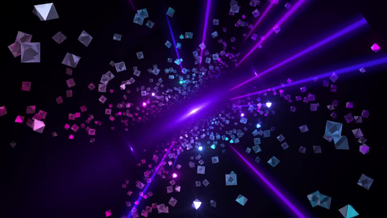 动感舞蹈演出舞台背景VJ视频素材