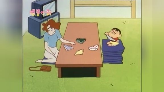 蜡笔小新:小时候的照片被阿姨看见,小新好尴尬哟