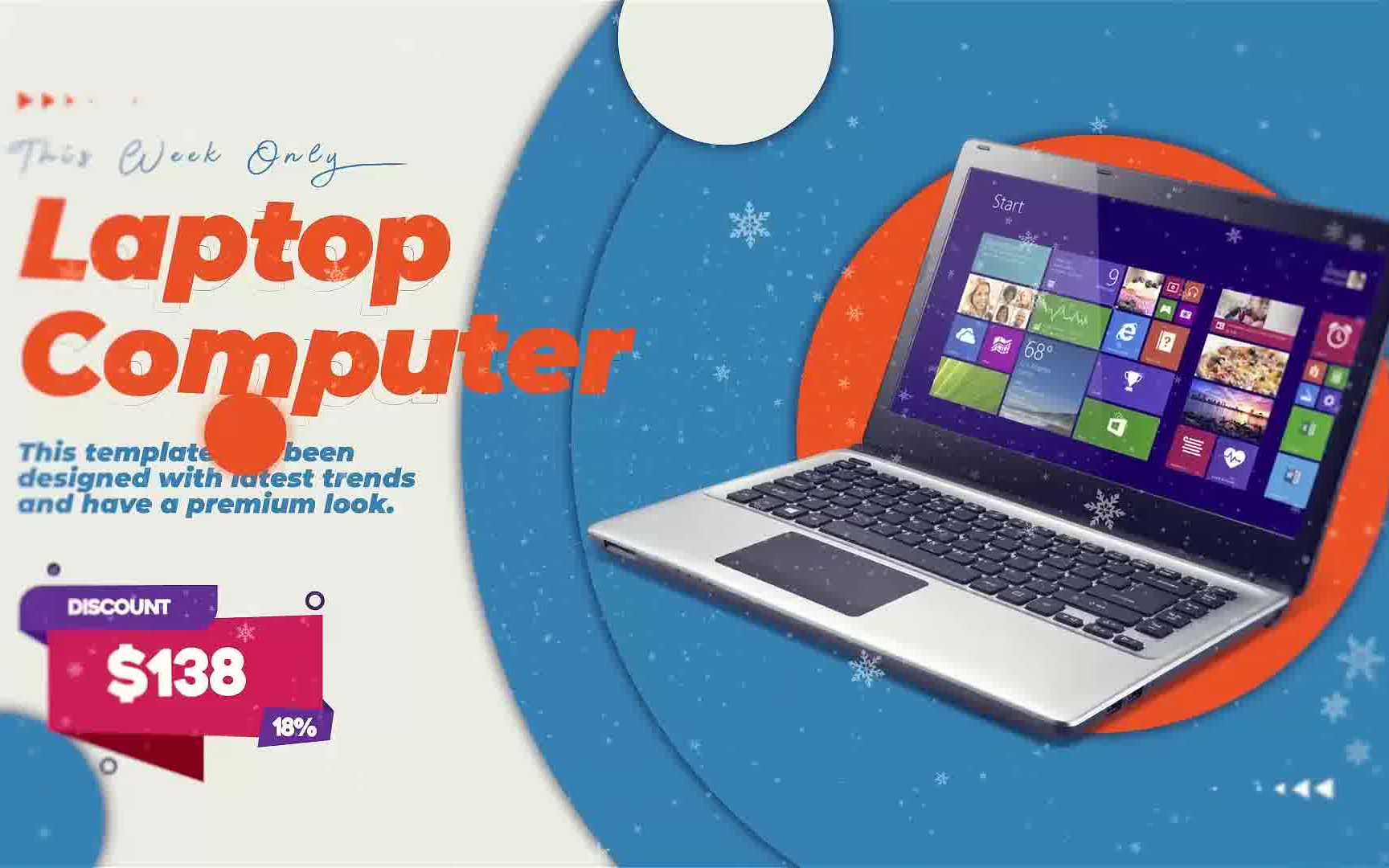 AE模板-黑色星期五促销双十一电商打折促销广告产品介绍视频模板...