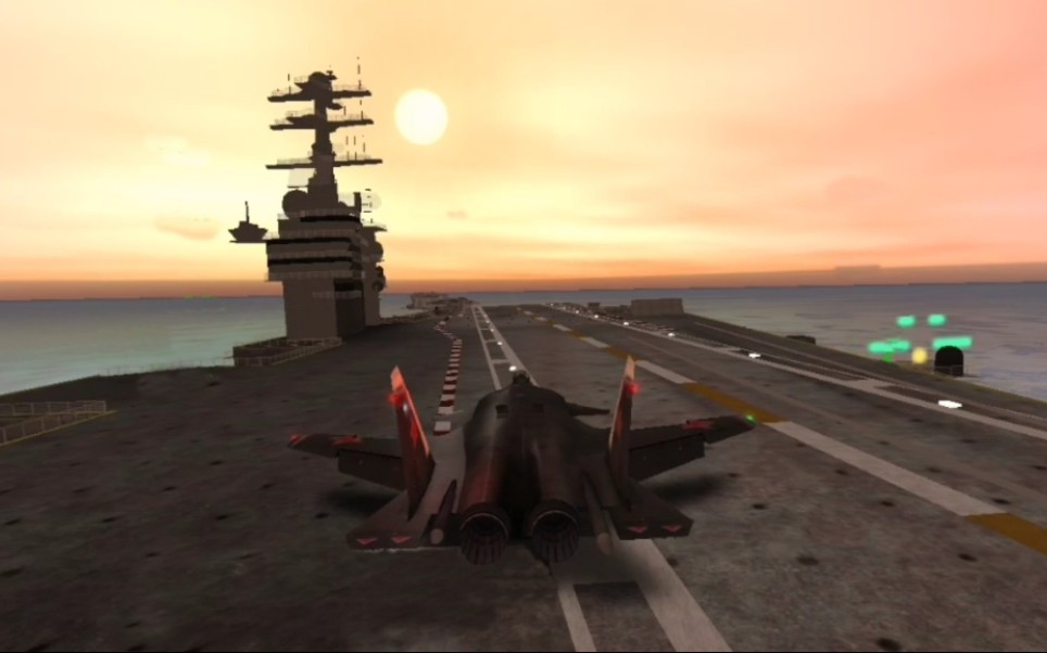 《模拟空战》作死从航母前面降落第三弹