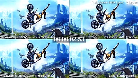 PS4更换硬盘比较 游戏读取速度测试