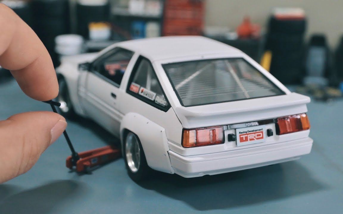 【车模】宽体AE86 N2模型制作过程