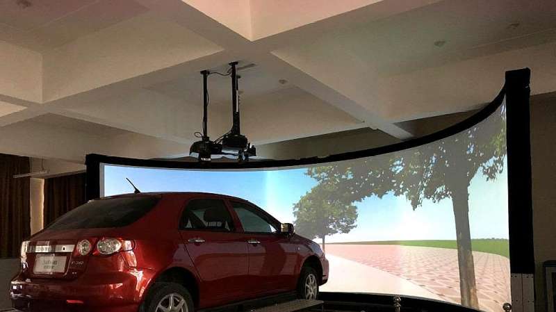 现代训练模拟器介绍3 动感型小车驾驶训练模拟器