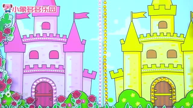 纸娃娃公主换装游戏:DIY手工制作公主浴缸和城堡,简单易做
