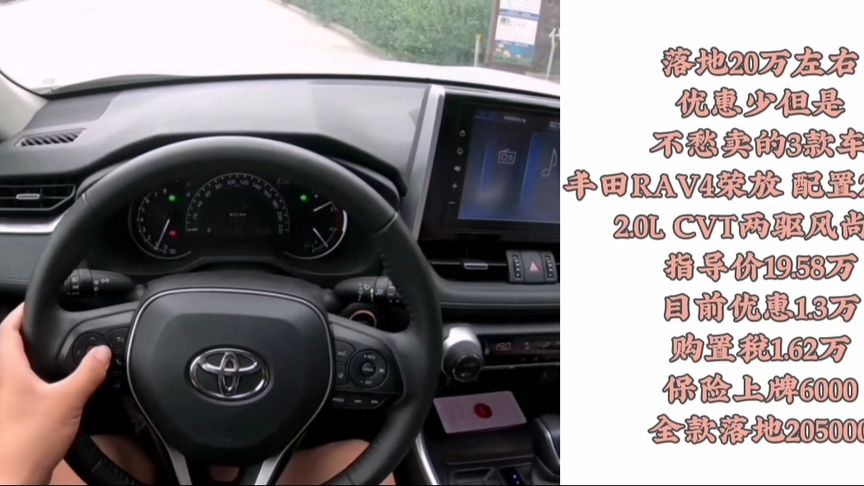 丰田荣放最新落地价分享