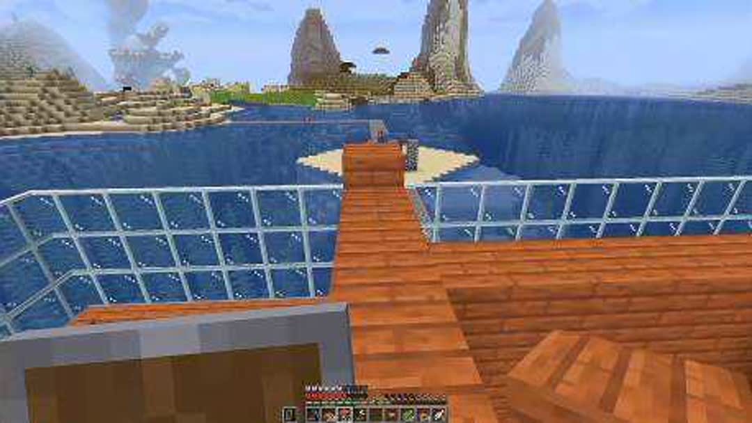 我的世界禁止挖矿生存29:海景别墅完工,它还有别的用处