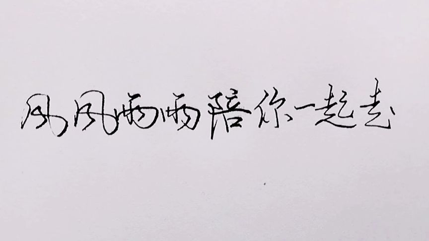 硬笔行书书法,钢笔字,习字日常