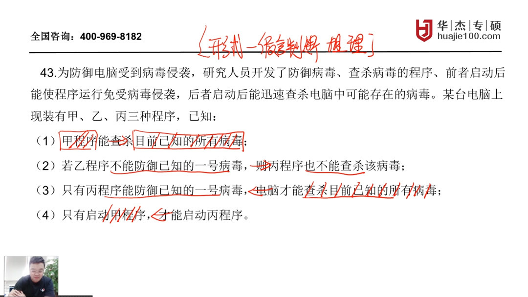 2015MBA管理类联考逻辑真题精讲(下)