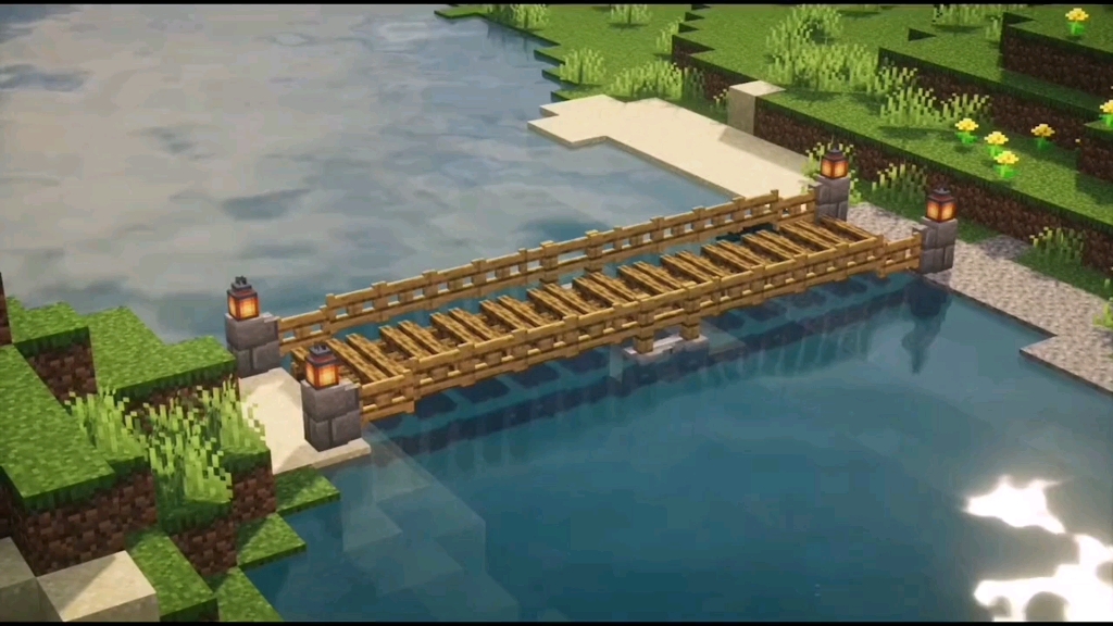 我的世界建筑教程:简单木桥