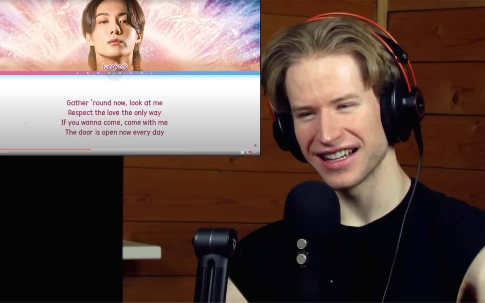 【中字】乐评人小哥看田柾国Dreamers世界杯开幕式表演的reaction