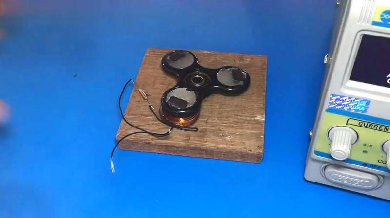 指尖陀螺巧用在无刷电机模型上的实验