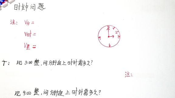 难倒学生一片的时钟追及问题,牢记两大注意,便可轻松解决。