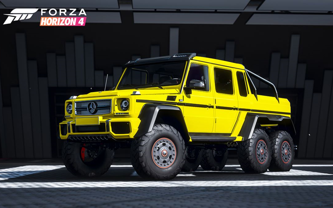 【地平线4】新车 奔驰G63 AMG6X6 6轮巨兽 内饰预览