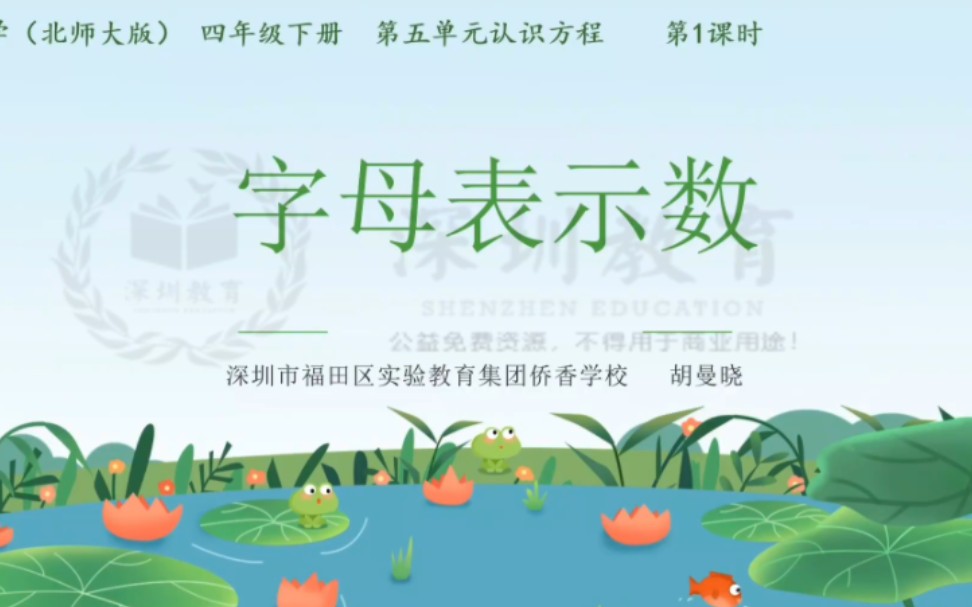 《字母表示数》微课公开课优质课【新课标】