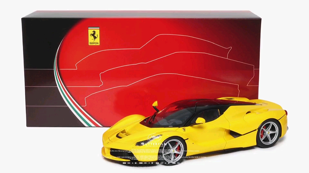 BBR Ferrari LaFerrari - Yellow 1/18 合金汽车模型