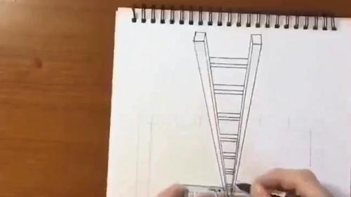 15秒教你画出立体画,这手法已经蒙蔽很多双眼,你真的能做到吗