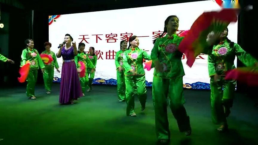 赣南客家歌伴舞《春茶春思》表演:瑞金采茶歌舞队