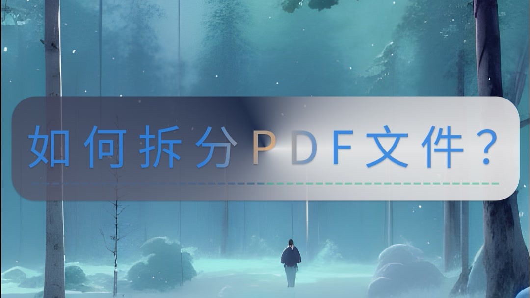 如何拆分PDF文件?简单几步轻松拆分