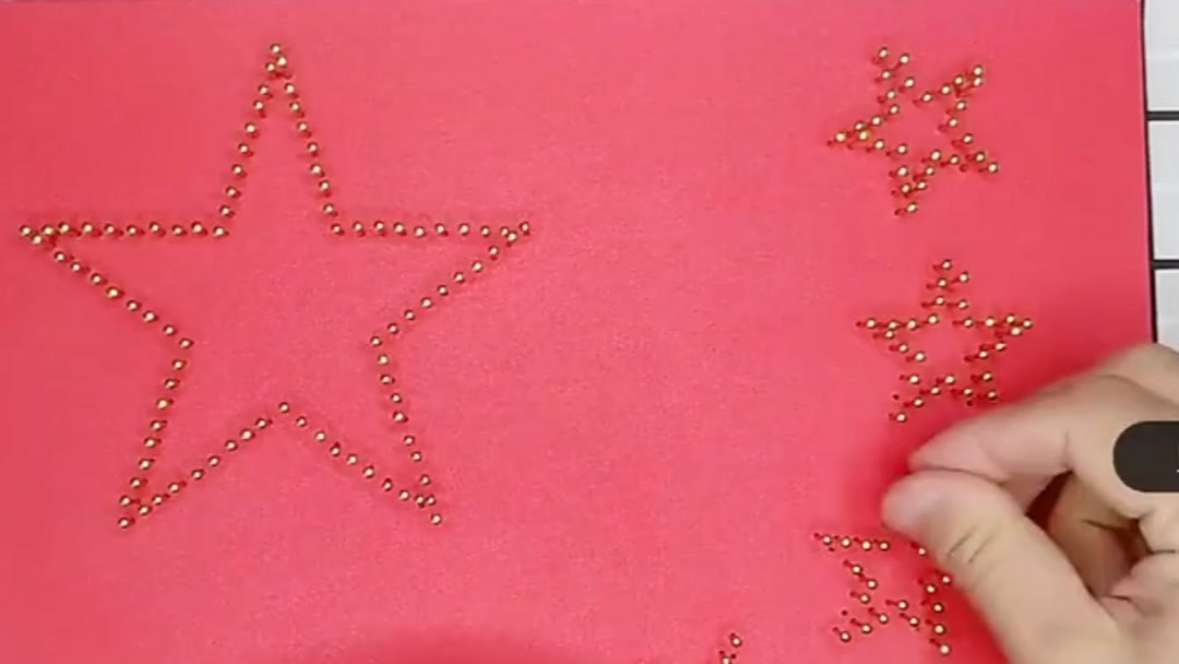 钉子绕线画五星绕线教程-高清480P