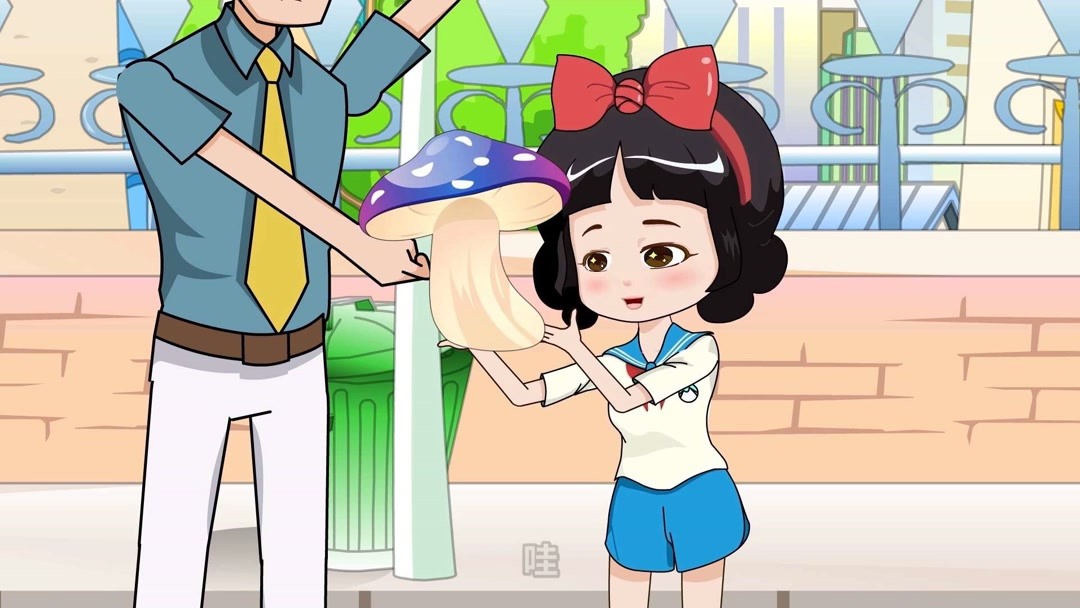 小雪和小贝的故事 第291集 白雪公主为什么咬人呢?