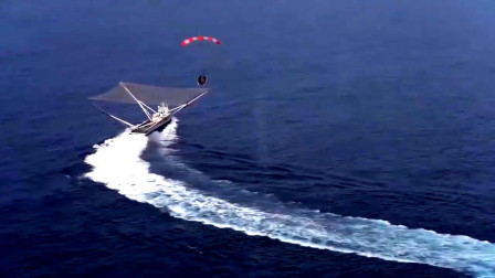 开着船张着大网在海上追降落伞,这是SpaceX回收火箭整流罩的方案